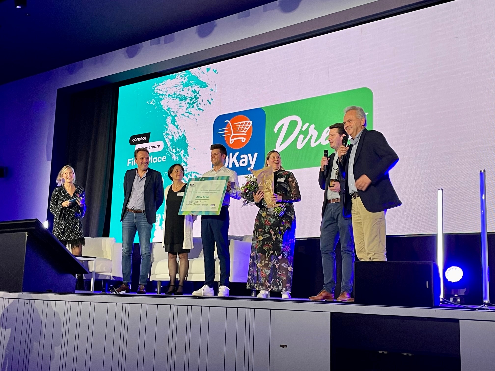 Le magasin autonome OKay Direct remporte le prix Mercure - RetailDetail BE