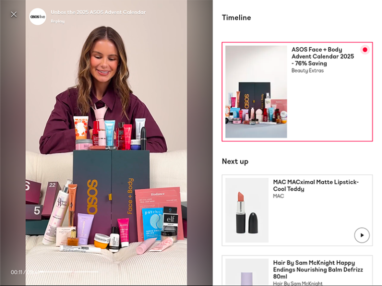 Asos lance le shopping vidéo en direct dans son application ...